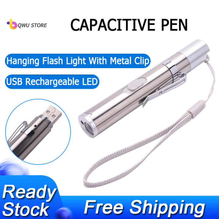 【Miga Plaza】USB Rechargeable LED Laser Flashlight High Quality Powerful ...