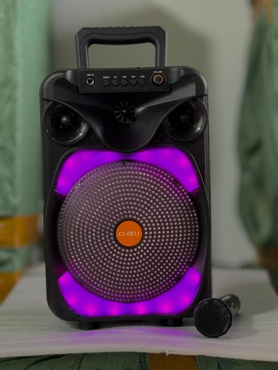 CS-0811 Portable Wireless Bluetooth Speaker with Led Light RGB With Mic ...