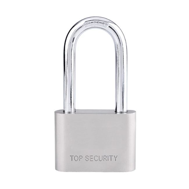 SOLIE 40mm High Quality Steel Padlock Long Shackle Stainless Shackle ...