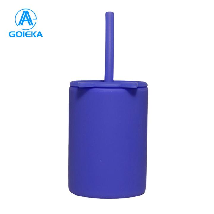 GOIKEA Reusable Sil Cup 150ml Kids Toddler Cups with Lid Straws ...
