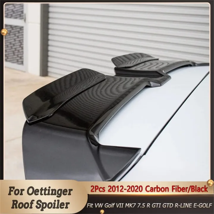 2pcs For O Style Roof Spoiler Extentions Flaps Rear Wing Fit for VW ...