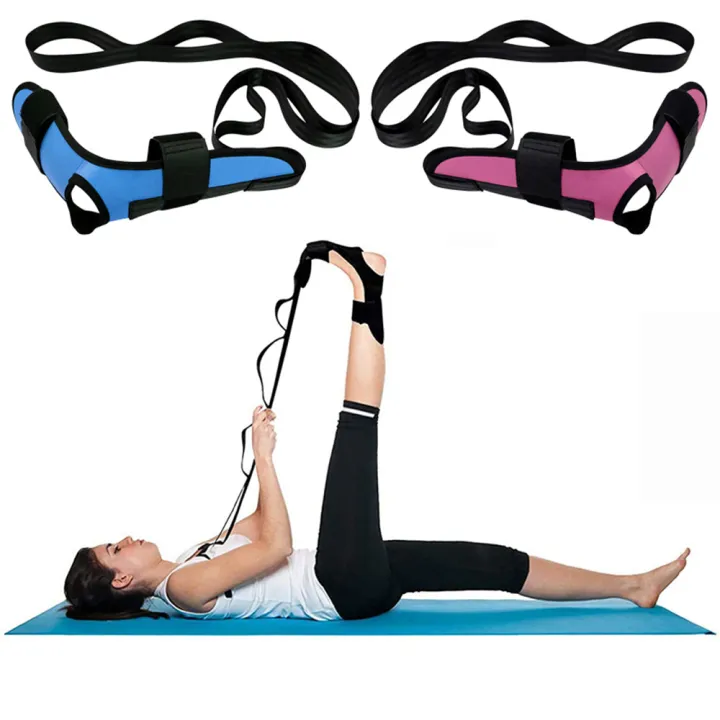 Fitness Yoga Stretching Strap Leg Foot Ligament Stretcher Flexibility ...