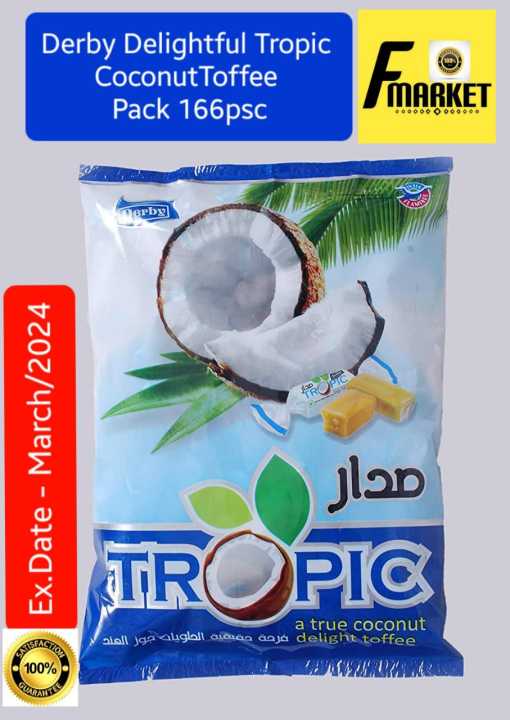 Derby Delightful Tropic Coconut Toffee Pack 166 pcs | Daraz.lk