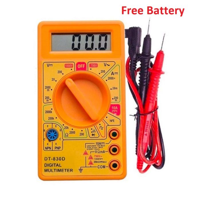 Unity Digital Multimeter, LCD Display Digital Multi-meter, Model Name/Number: DT830D | Daraz.lk