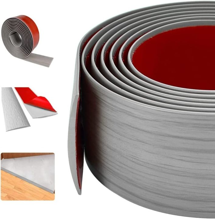 1PC 1M Wooden Floor Transition Strip Edge Banding Floor Joints PVC ...