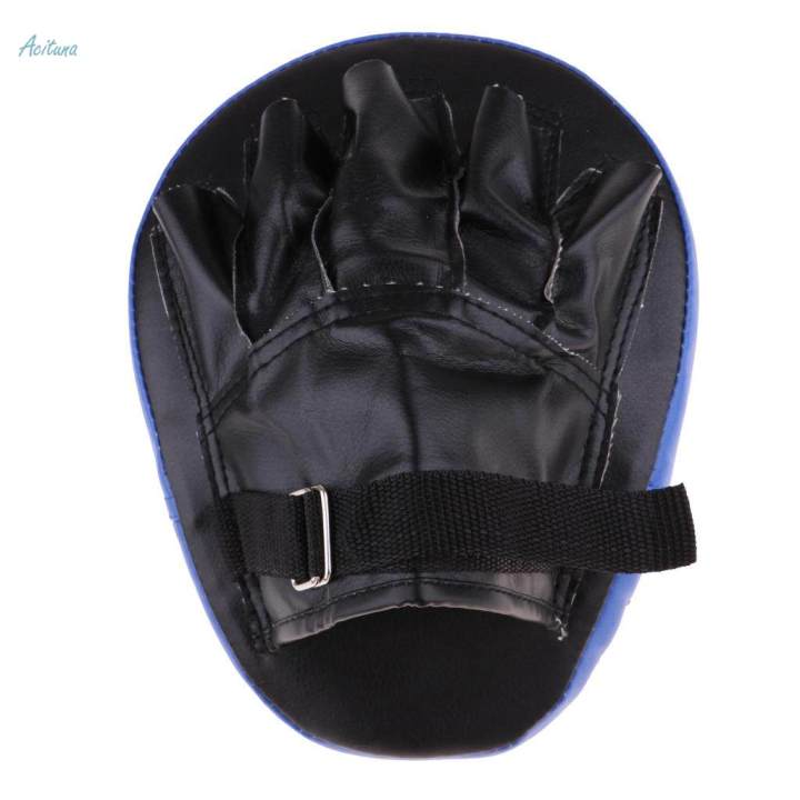 TKD Karate Kicking Rackets MMA Training Pads Sanda Hand Targets Black ...
