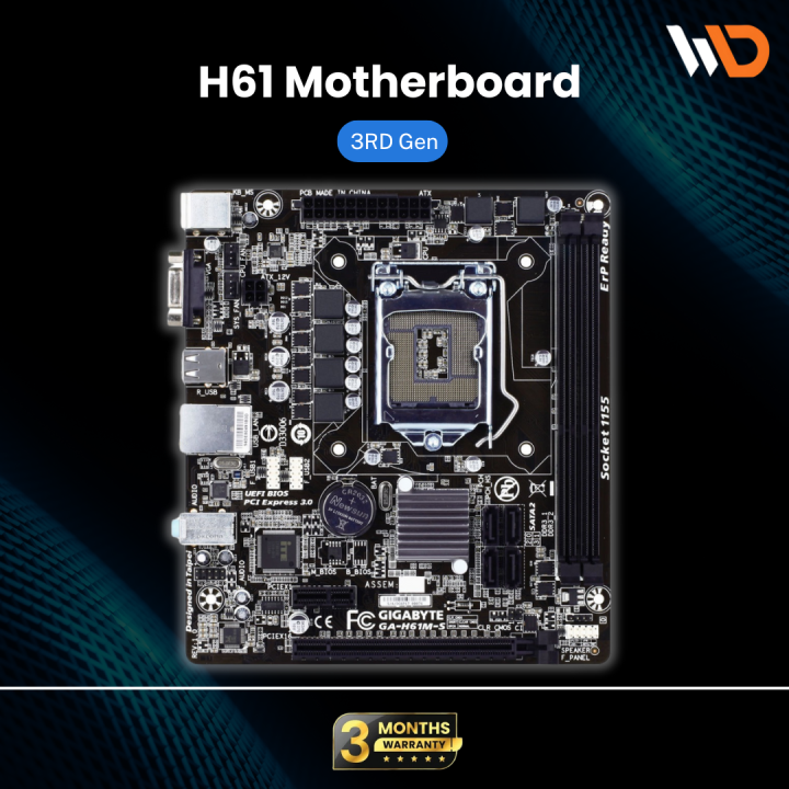 ASUS GIGABYTE MSI H61 DDR3 2ND 3RD GEN LGA 1155 SOCKET GENUINE BRAND ...
