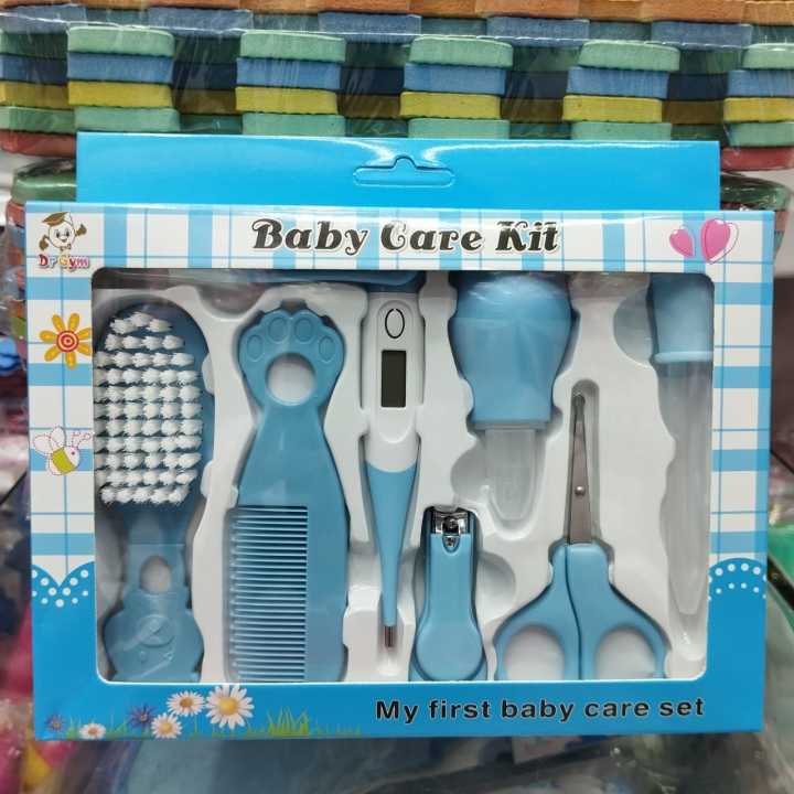 8 Pcs High Quality Safety Baby Care Accessory Kit Set Thermometer Nasal ...