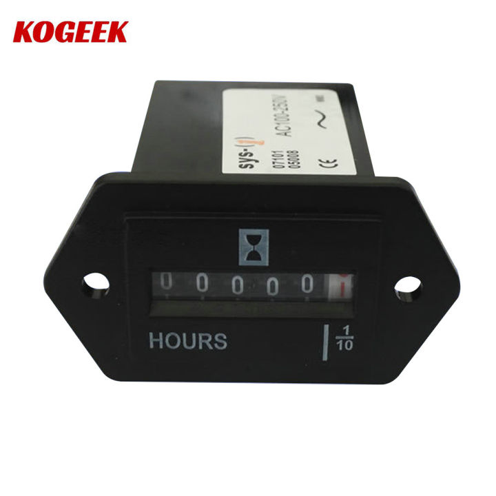 KOGEEK SYS-1 Hour Meter Digital Industrial Sealed Timer Counter Mechanical Hours Counter | Daraz.lk
