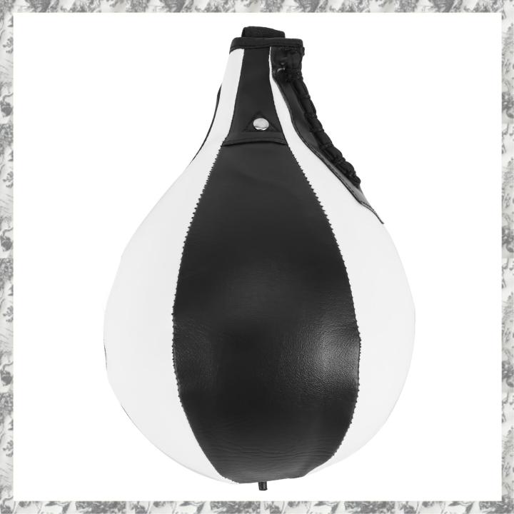 Boxing Speed Ball Pear Shape PU Speed Bag Boxing Punching Bag Swivel ...