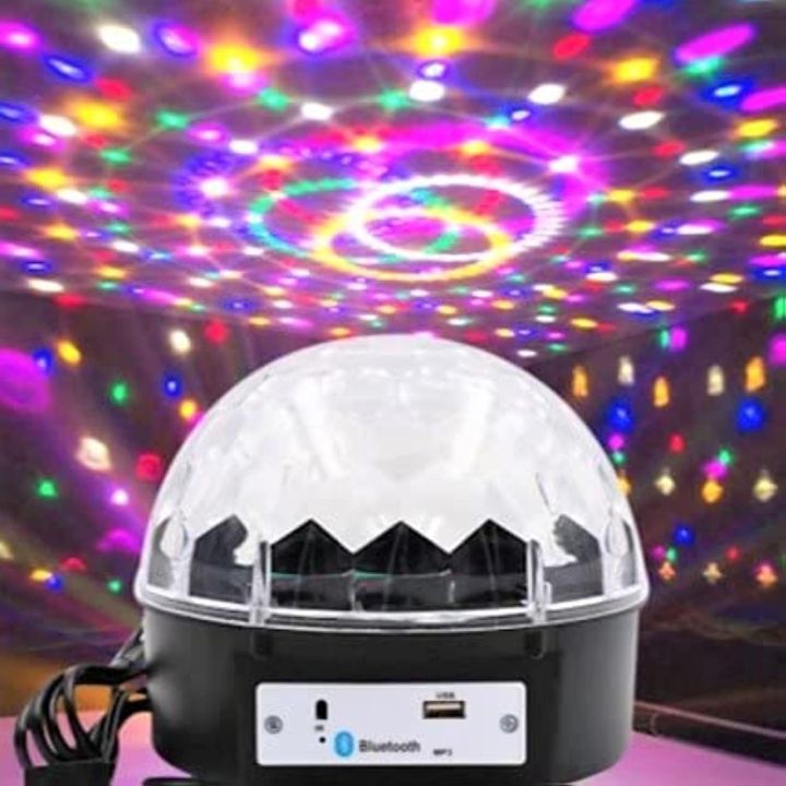 LED US/Bluetooth Crystal Magic Ball, Stage Light with MP3 Player ...