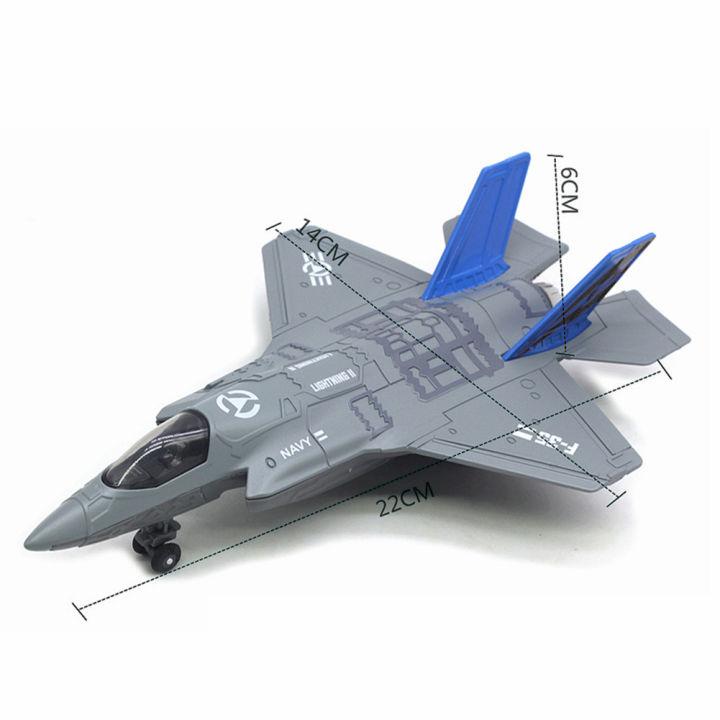 【SHOUMAN factory Store 】Alloy Back F-35 Fighter Model Music LED Airplane Toy Gift | Daraz.lk