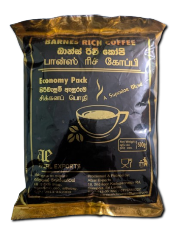 Barnes Rich Pure Coffee Powder 500g x 2 (1KG) | Daraz.lk