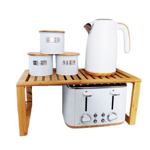 Teak modern kitchen rack/ Wooden kitchen accessories rack | Daraz.lk