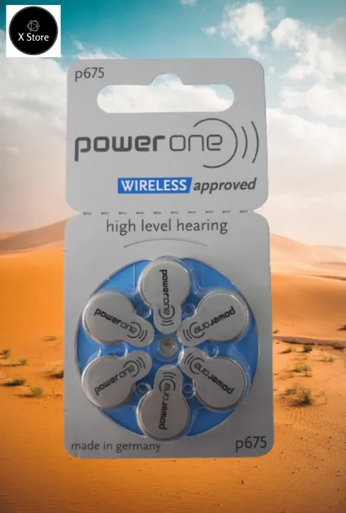 Power One Hearing Aid Battery – P675 Battery Pack | Daraz.lk