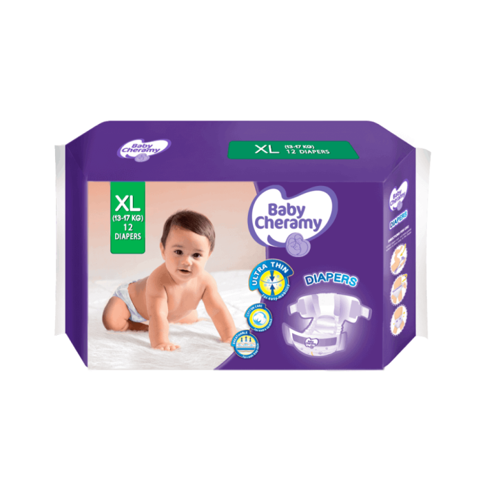 Baby Diapers - XL Baby Diapers 4Pcs | Daraz.lk