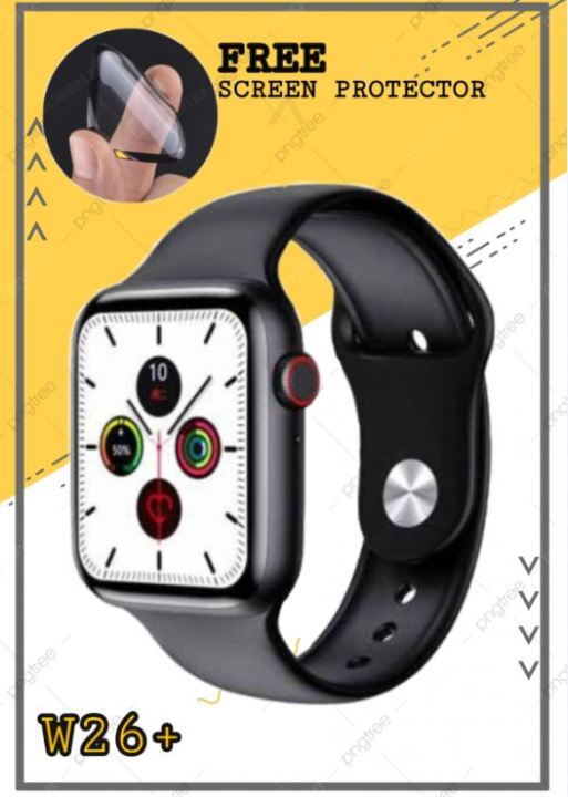 W26 Plus Smart Watch Series 6 Women Men 1.75inch Full Touch ECG Measurement Bluetooth Call ...