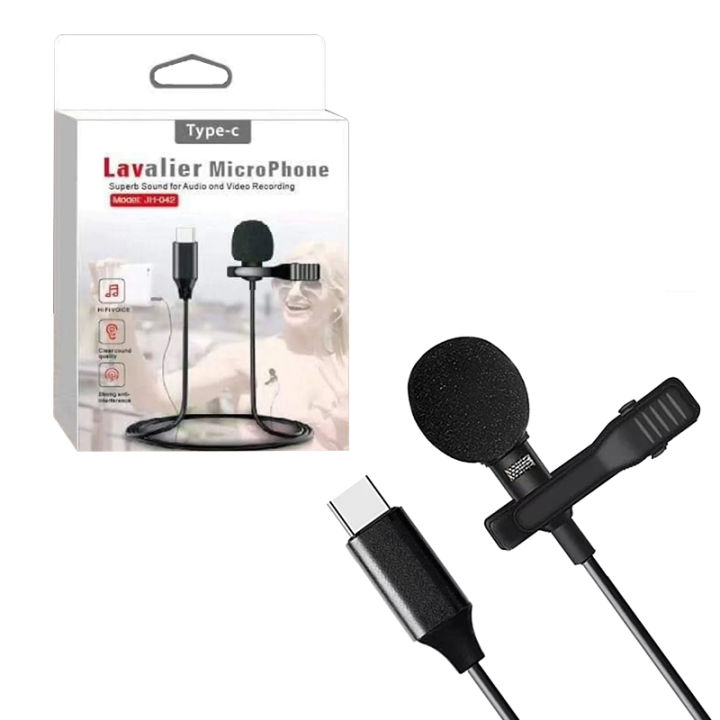 Jh-042 Type-c Lavalier Microphone | Daraz.lk