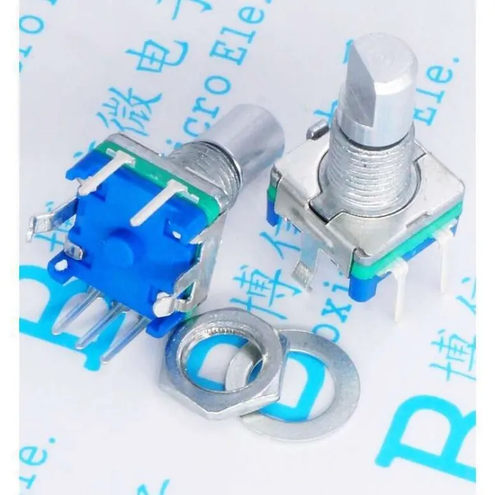 5pcs Half axle Rotary Encoder Code EC11 15mm Audio Digital ...