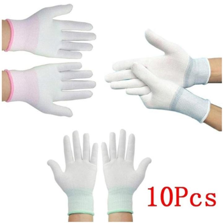 5Pair Antistatic Gloves Anti Static ESD Electronic Working Gloves Pu Coated Palm Coated Finger ...