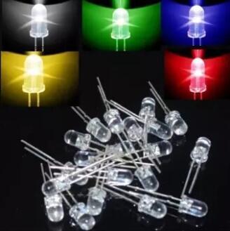 【FOOT SOFA】100 PCS 5mm Round Super Bright Led Assorted Kit LED Set DIY ...
