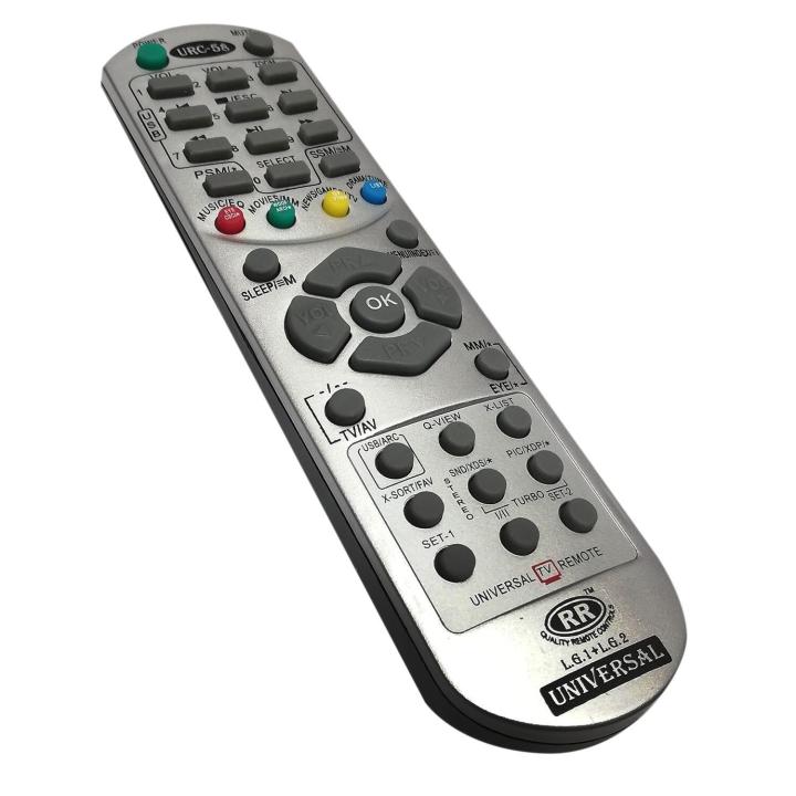 RR Universal TV Remote - 6710V0140P - Silver | Daraz.lk