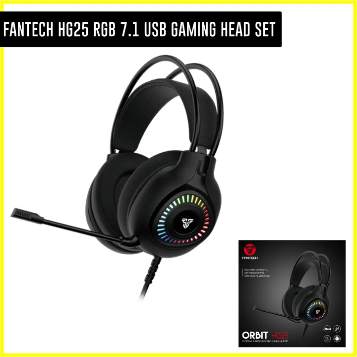Fantech HG25 RGB 7.1 USB Gaming Headset | Daraz.lk