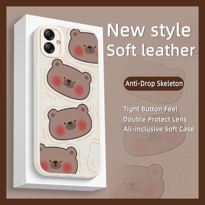 imitation leather texture Phone Case For Samsung Galaxy A04e/SM-A042F ...