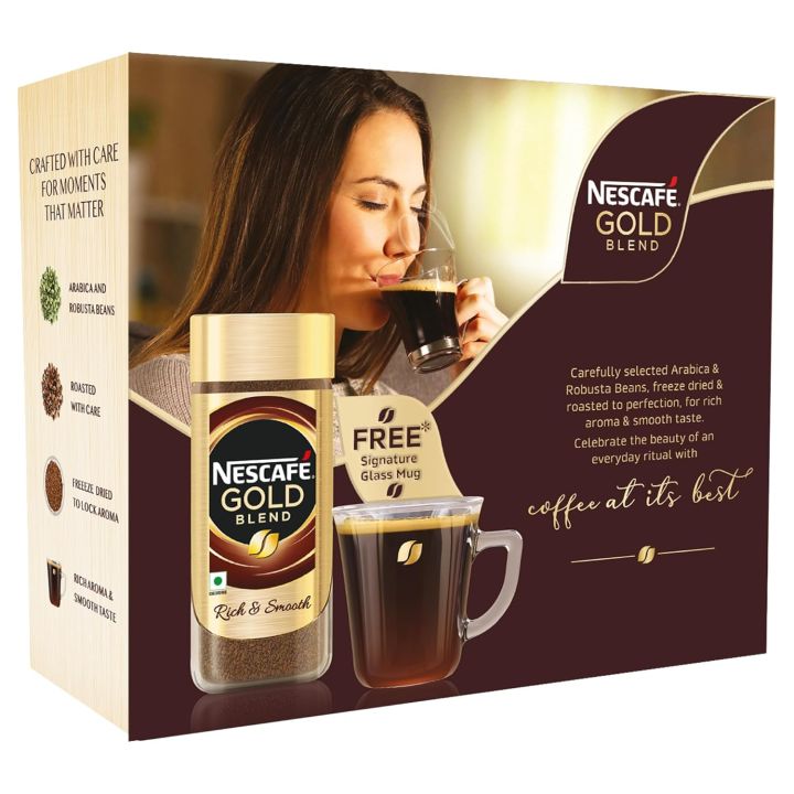 Nescafe Gold Blend Instant Coffee Powder 190 g, Limited Edition Pack ...