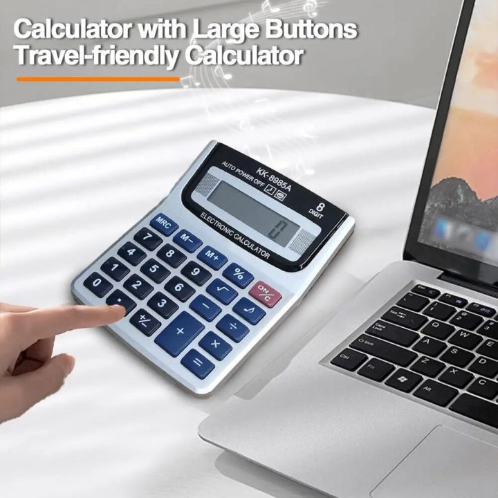 Calculator with Buttons Portable 8-digit Accounting Calculator for ...