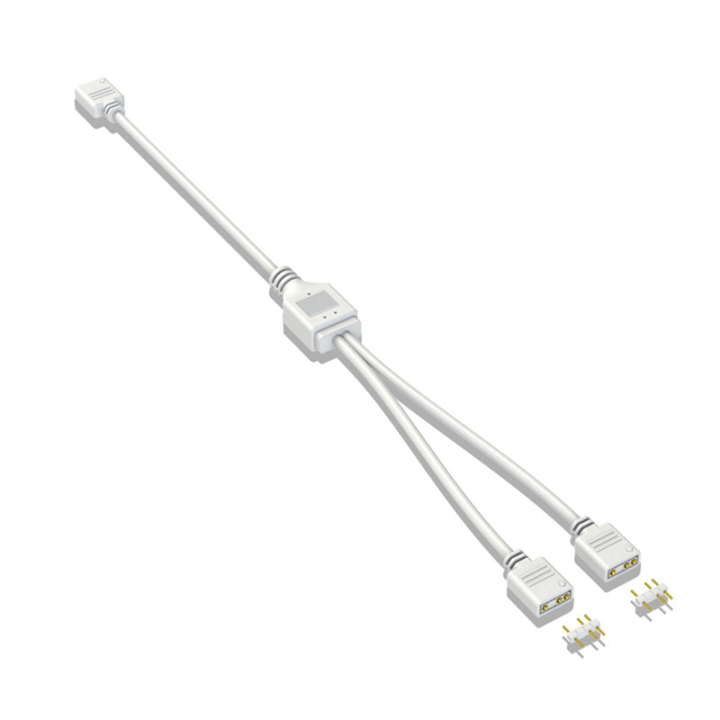 5V 3-Pin Extension Cable for Computer Motherboard 1 Point 2 Hub Cable ...