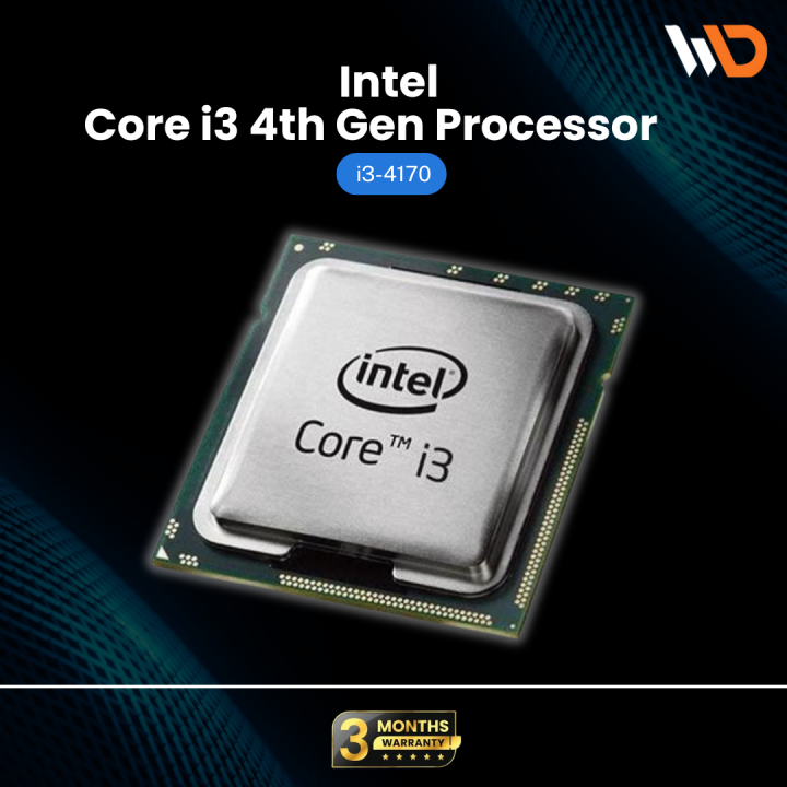 INTEL CORE i3 4th Gen (4170) Processor 3.30 GHz LGA 1150 | Daraz.lk