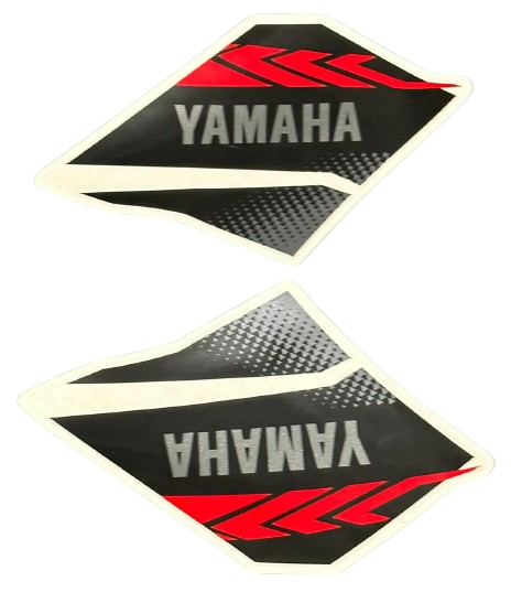 Yamaha Ray Zr Rally Matte Red Bike Fron Panel Both Side Stickers | Daraz.lk