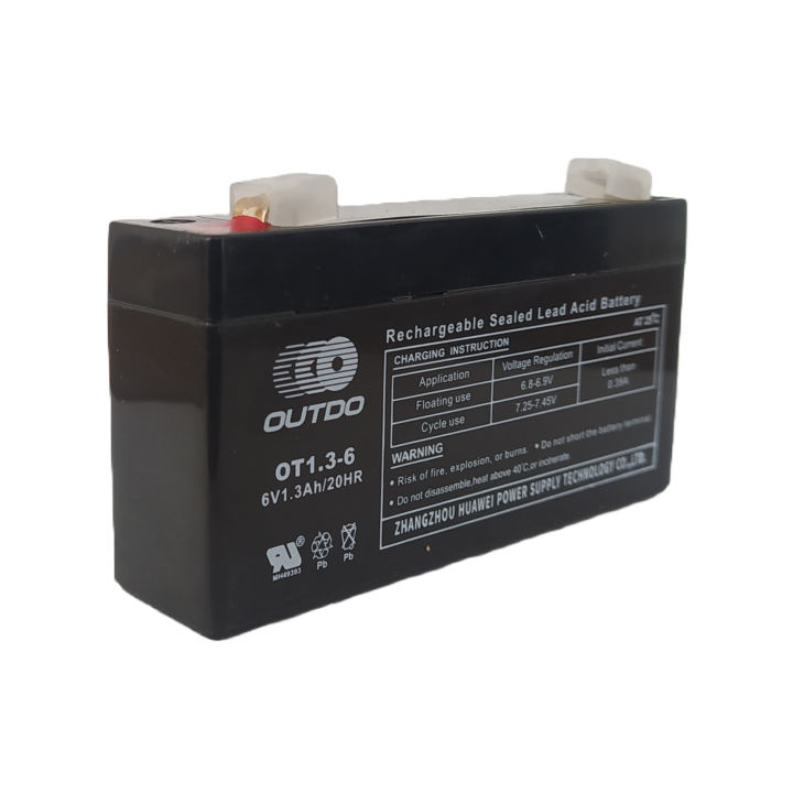 6V 1.3Ah 20Hr Rechargeable Battery With 6 Month Warranty Used_In JEWELLARY SCALES And GOLD BELL ...