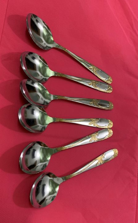Silver Table Spoon 6 Pcs Combo | Daraz.lk