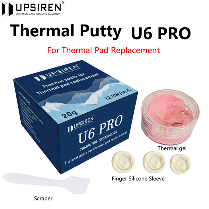 UPSIREN Thermal Putty U6 PRO For VGA GPU IC Processor Rapid Cooling Thermal Pad Replacement Heat ...
