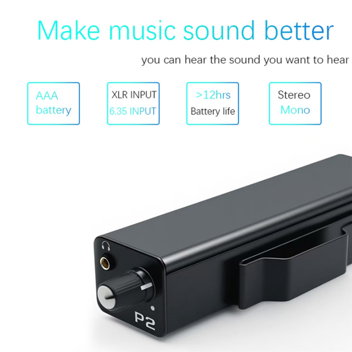 Ultra-Low Noise Circuit P2 Headphone Amp, Road-Ready Stereo/Mono ...