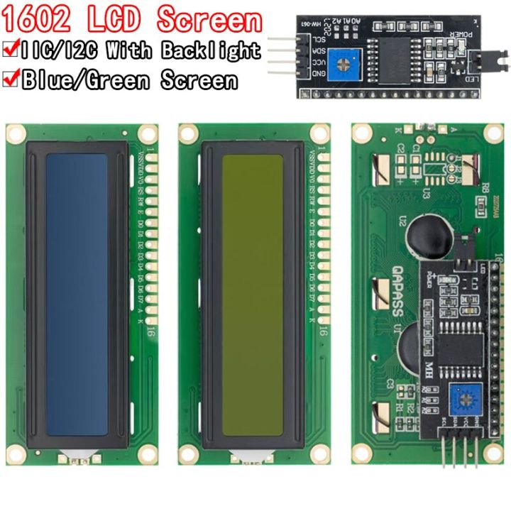 LCD module Blue Green screen IIC/I2C 1602 for arduino 1602 LCD UNO r3 mega2560 LCD1602 LCD1602 ...