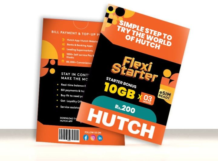 Hutch Flexi Starter SIM | Daraz.lk