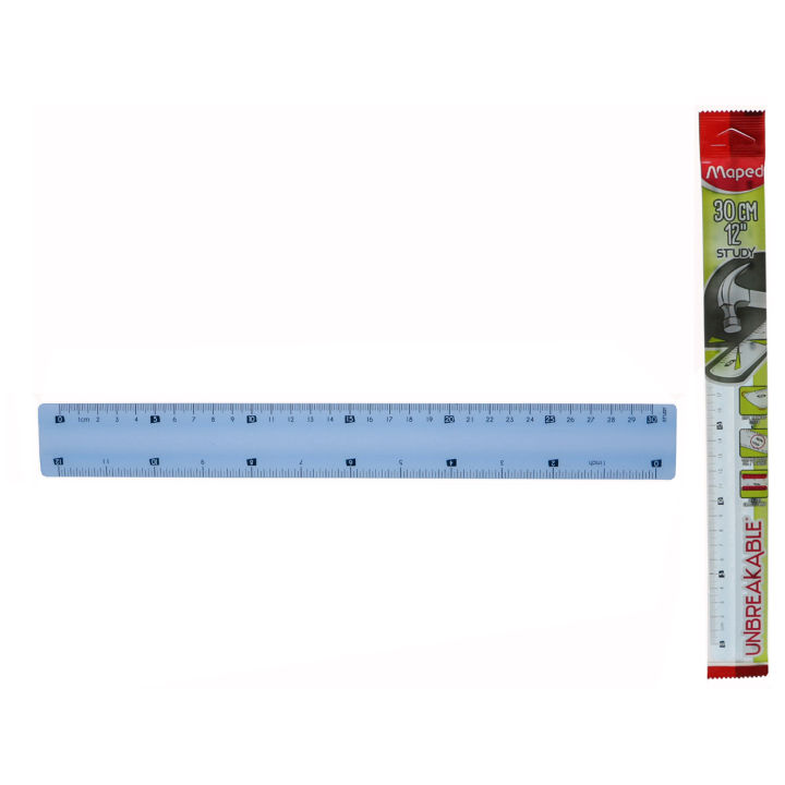 Maped Study Unbreakable 30cm Ruler 245681 | Daraz.lk