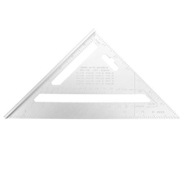 Fullhaodd 200 Mm Triple-Cornered Ruler Protractor Aluminum 90 Degree ...