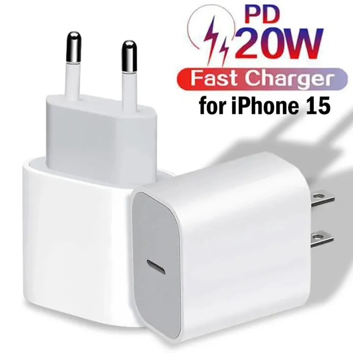 PD 20W USB Type C Charger For iPhone 15 Pro Max Plus 14 13 12Pro USBC ...