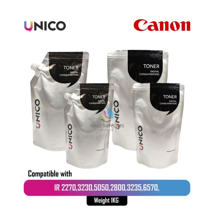Unico Toner Powder 1KG Compatible Canon IR 2270 3230 5050 2800 3235 ...