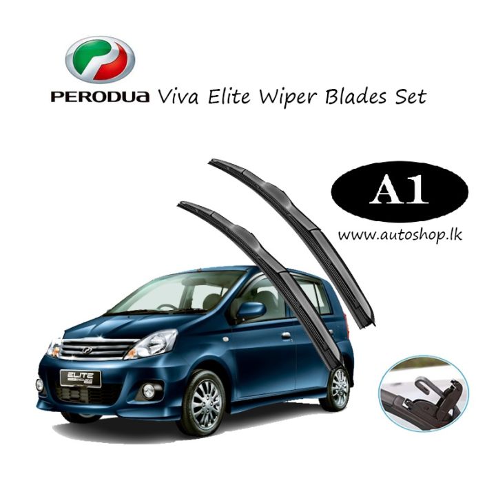 PERODUA CARS FRONT WIPER SET, ORIGINAL A1-METO HYBRID BLADES | Daraz.lk