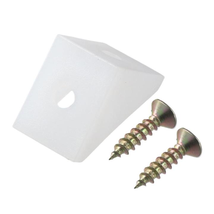 Thickened Plastic Closet Corner Code White Triangle Cabinet Connector ...