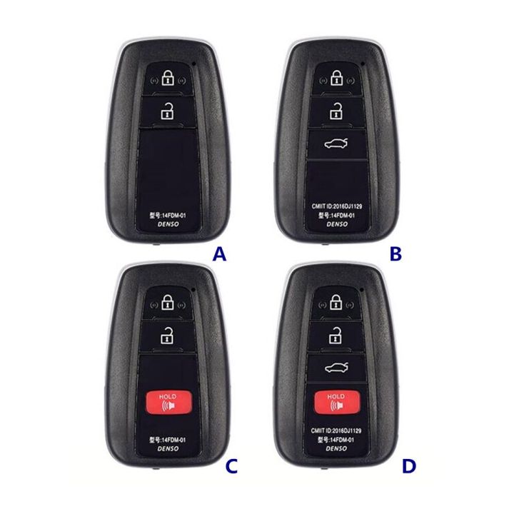 【D 05 case】 XSTO01EN Univeral Smart key for Toyota Support 4D 4A with 2 ...