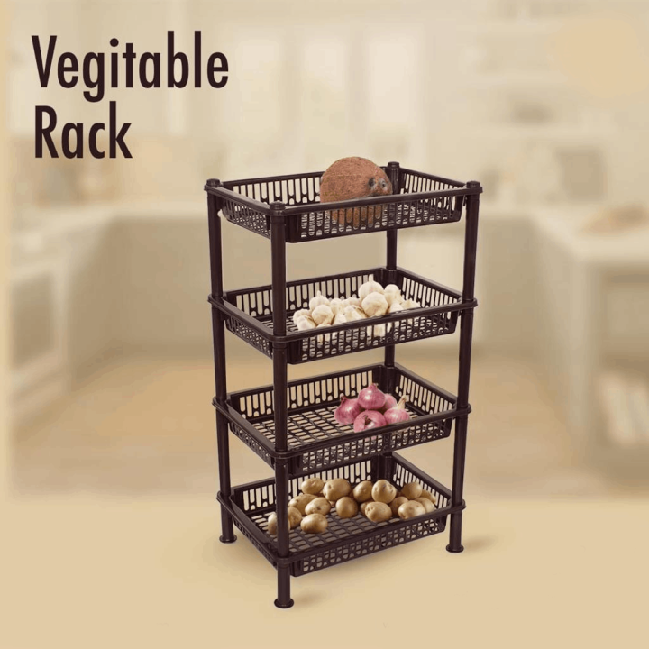 4 Layer Vegetable Rack | Daraz.lk