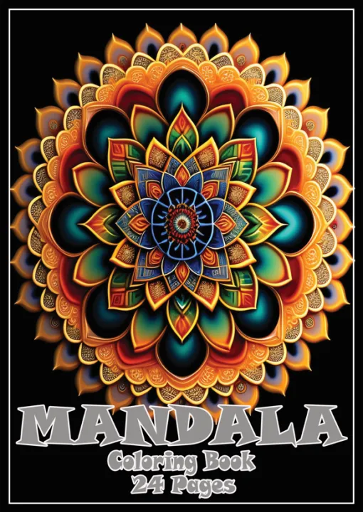 MANDALA PATTERN coloring pages adults and teenager High quality A5 ...