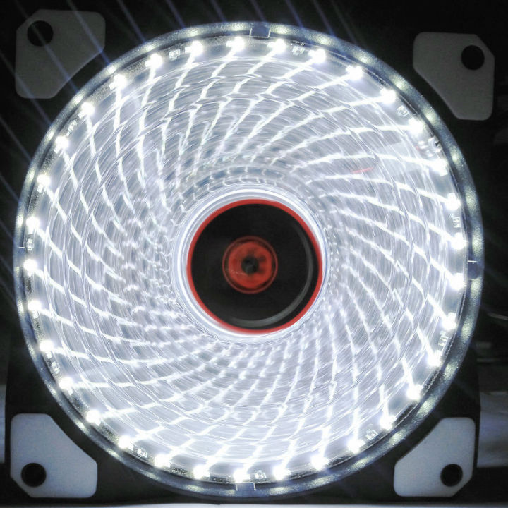 33 Lamp Chassis Fan 12cm Light-Emitting Fan Mute Fan 12 cm Cooling Fan ...