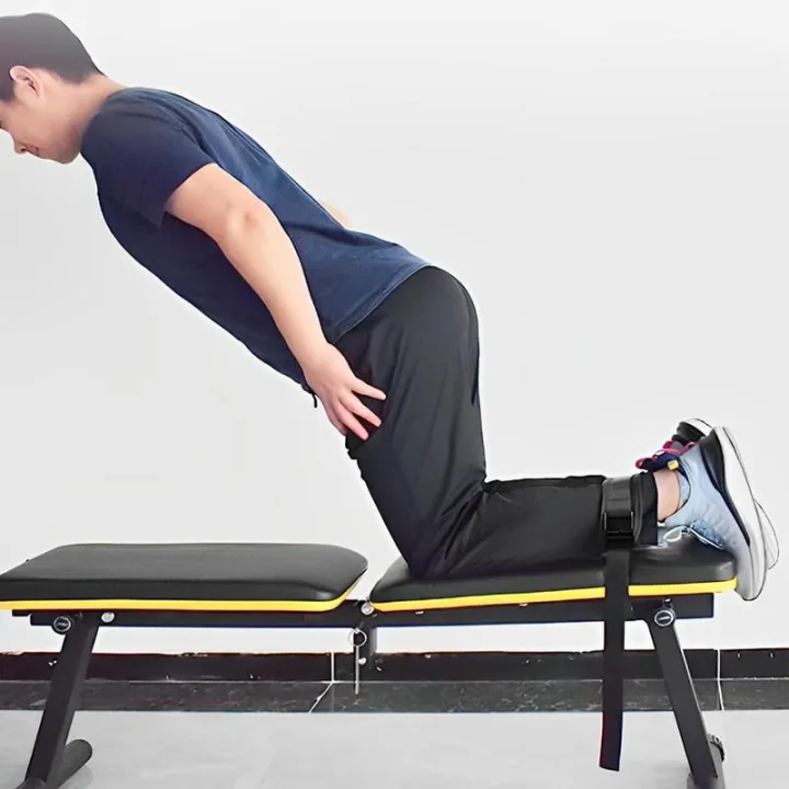 Fitness Hamstring Curl Strap Exercise Assisted Strap Belt Working Leg ...